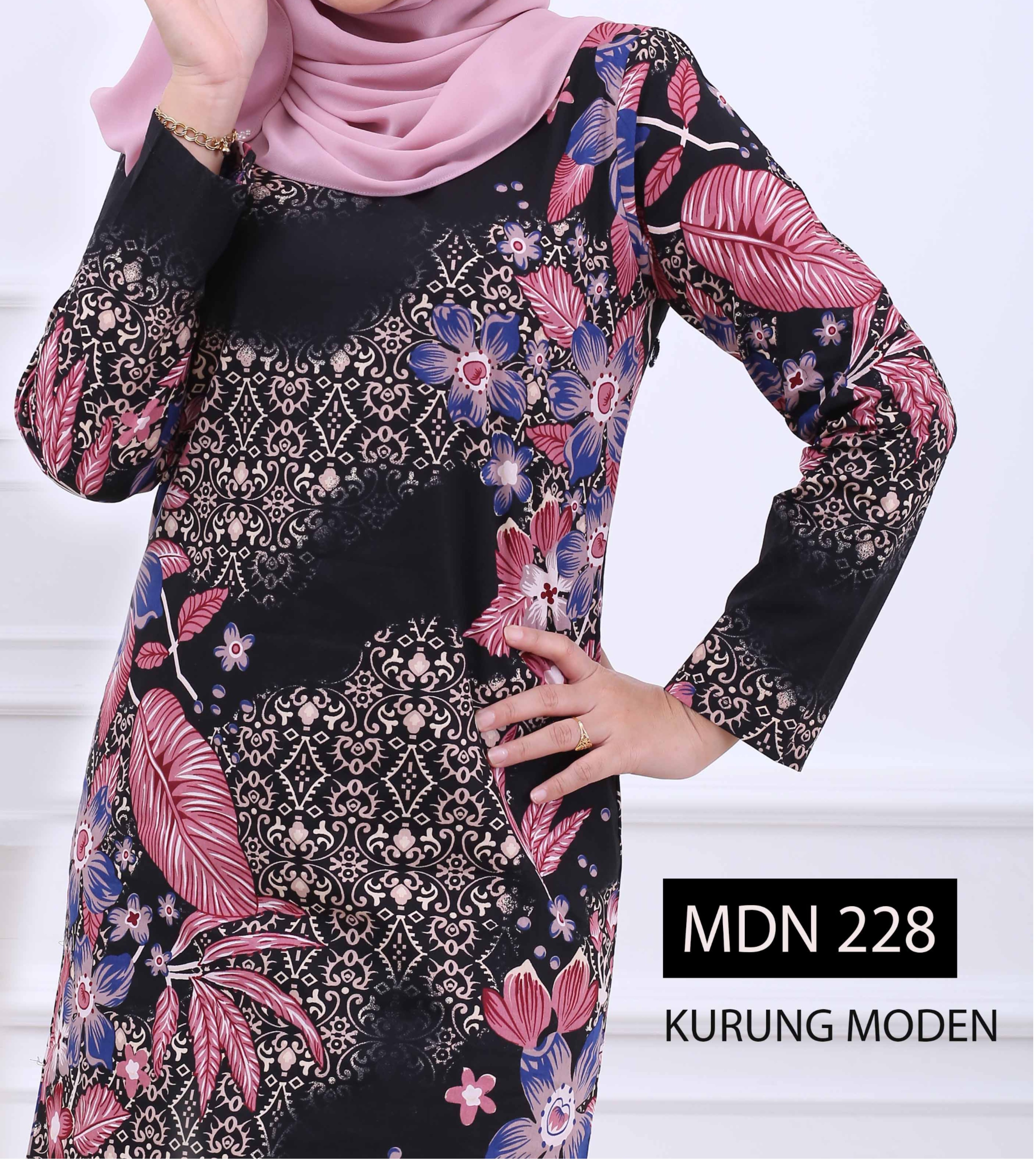 Anggun Cotton Collection | Baju Kurung Selembut Kapas | COTTON KURUNG MODEN MDN 228