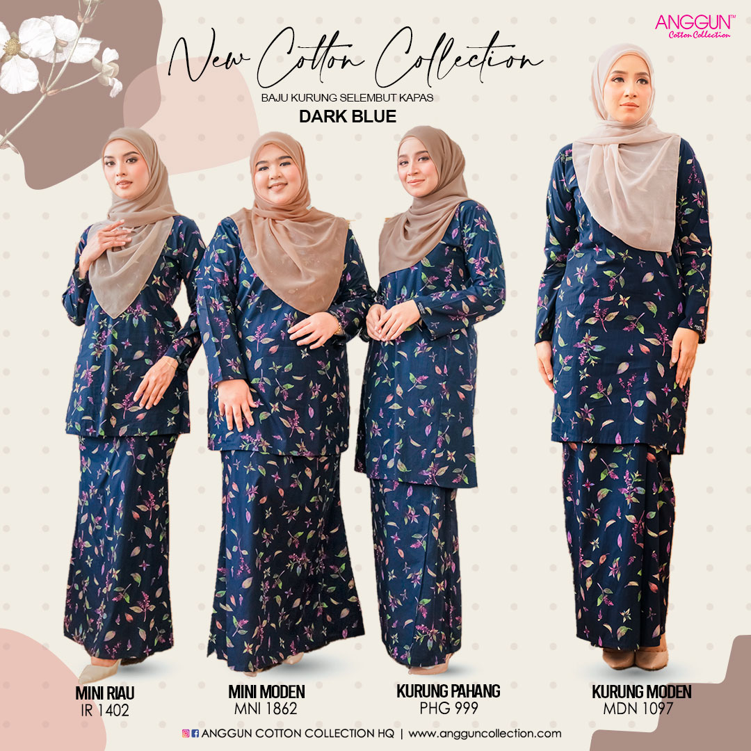 Anggun Cotton Collection | Baju Kurung Selembut Kapas | WAREHOUSE ...