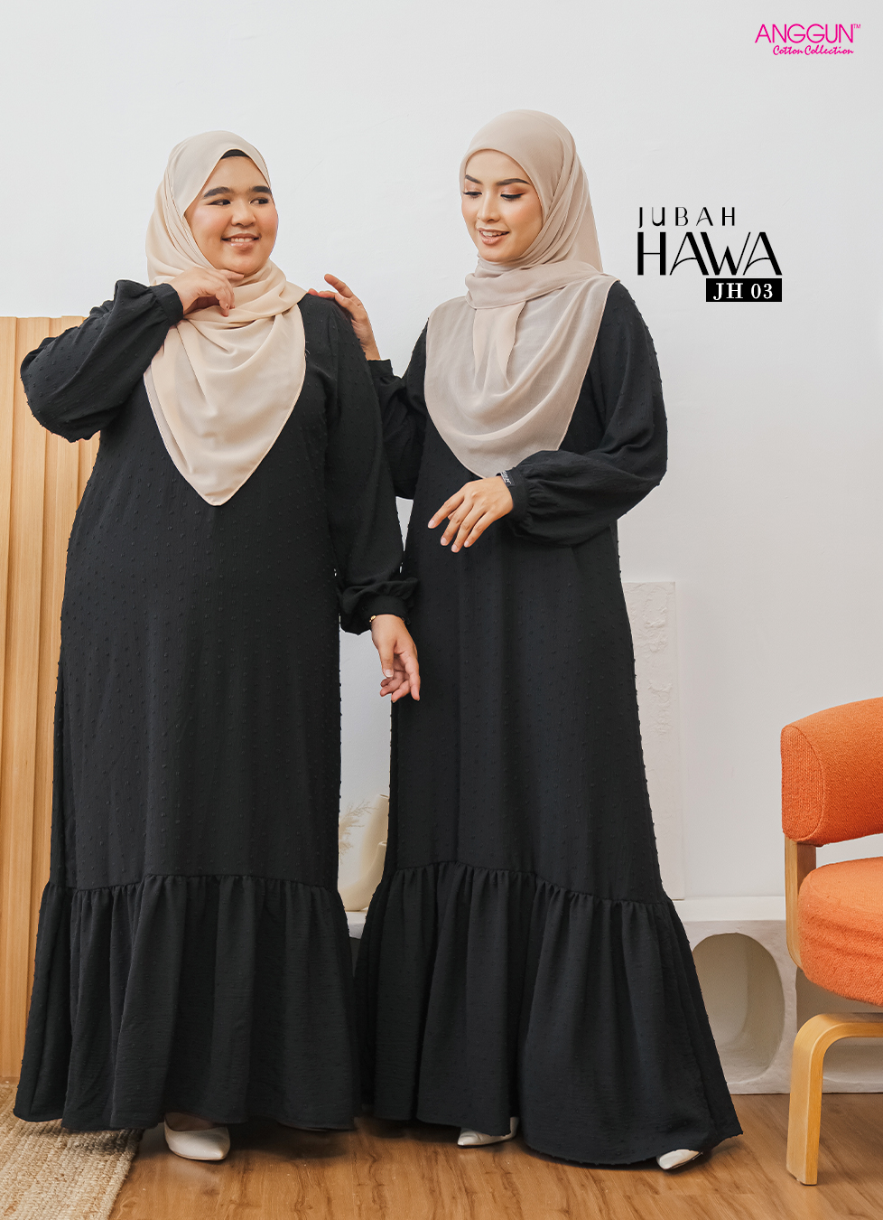 Anggun Cotton Collection | Baju Kurung Selembut Kapas | JUBAH COLLECTION JUBAH HAWA JH 03