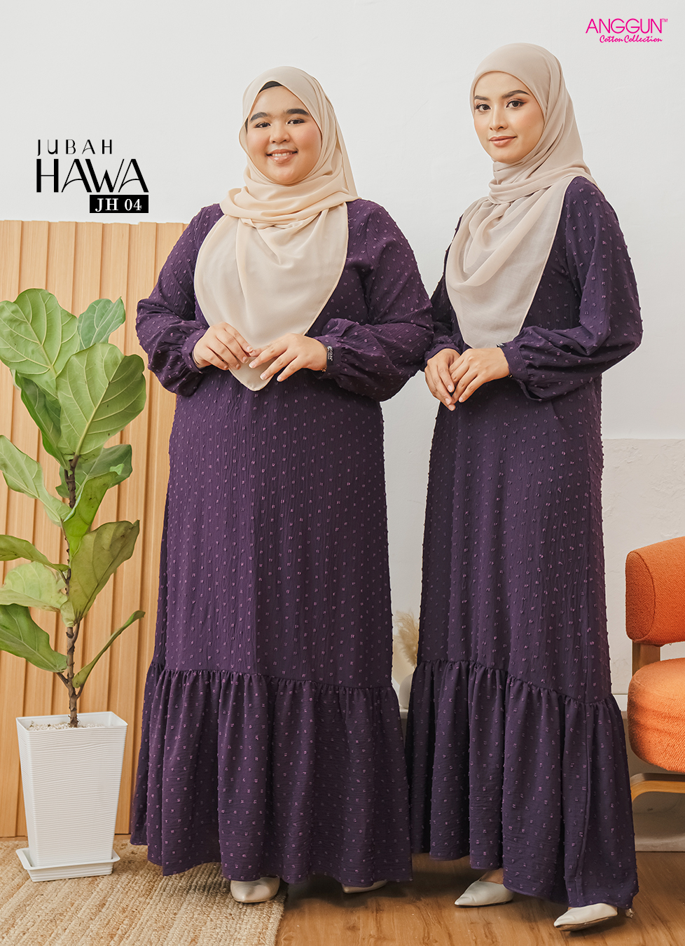 Anggun Cotton Collection | Baju Kurung Selembut Kapas | WAREHOUSE LAVENDER PLAIN COLLECTION ...