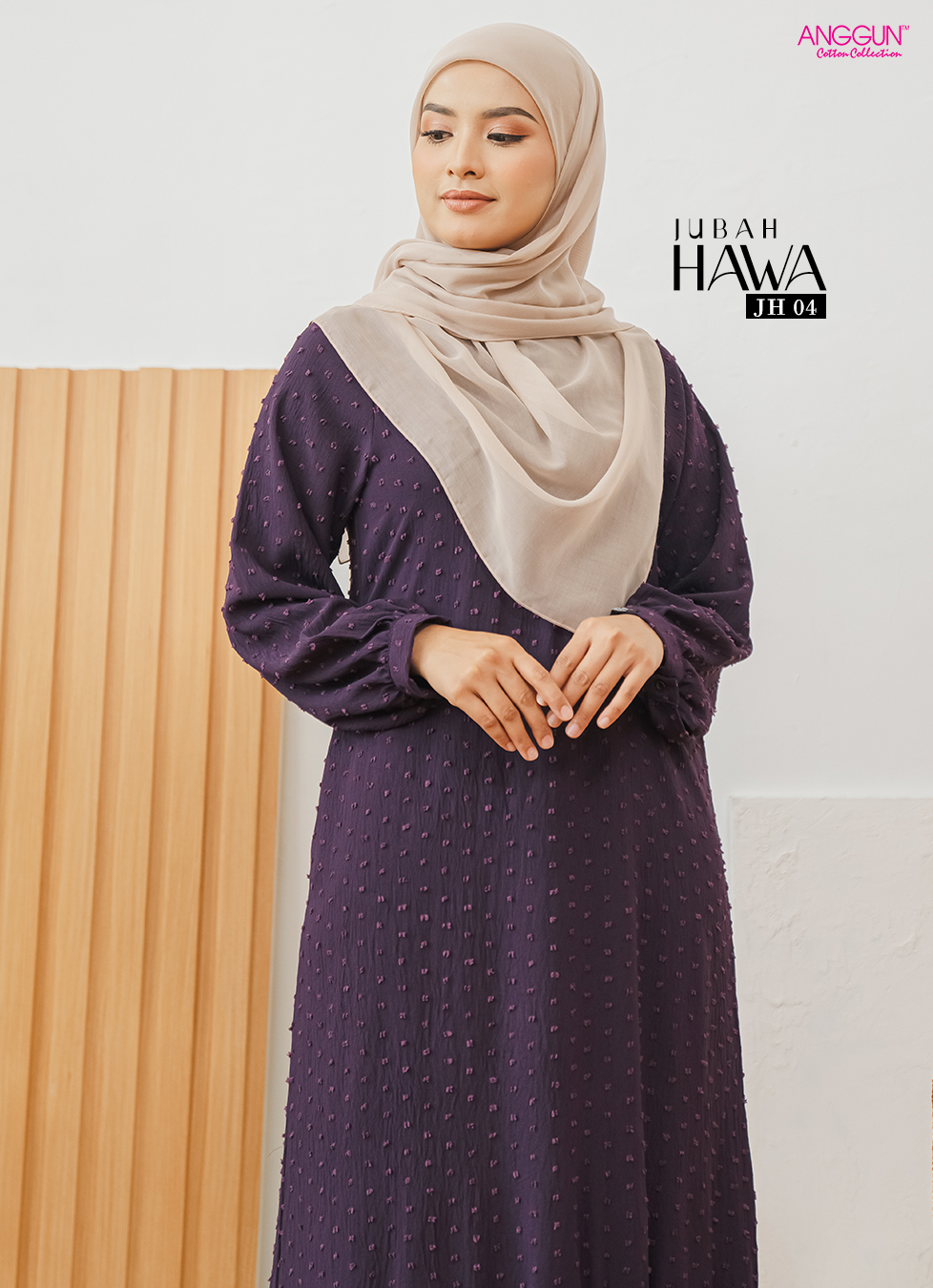 Anggun Cotton Collection | Baju Kurung Selembut Kapas | JUBAH COLLECTION JUBAH HAWA JH 04