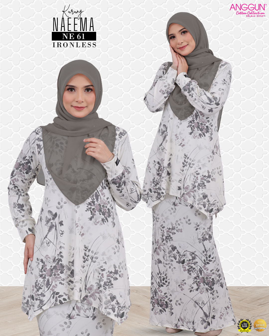 Anggun Cotton Collection | Baju Kurung Selembut Kapas | WAREHOUSE ...