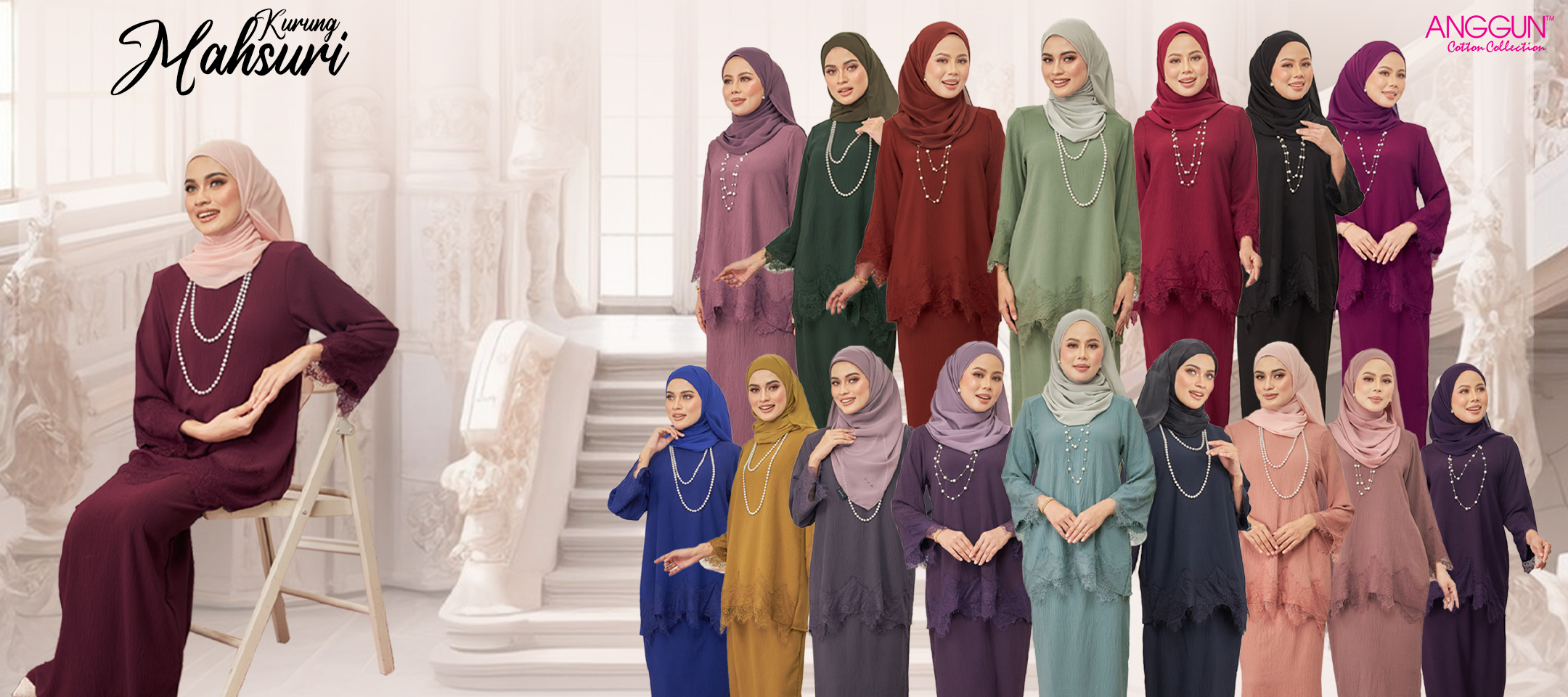 Anggun Cotton Collection | Baju Kurung Selembut Kapas