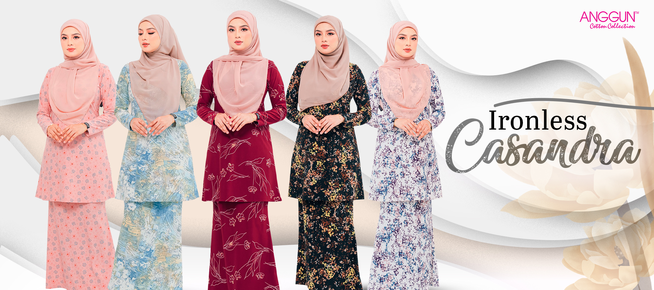 Anggun Cotton Collection | Baju Kurung Selembut Kapas