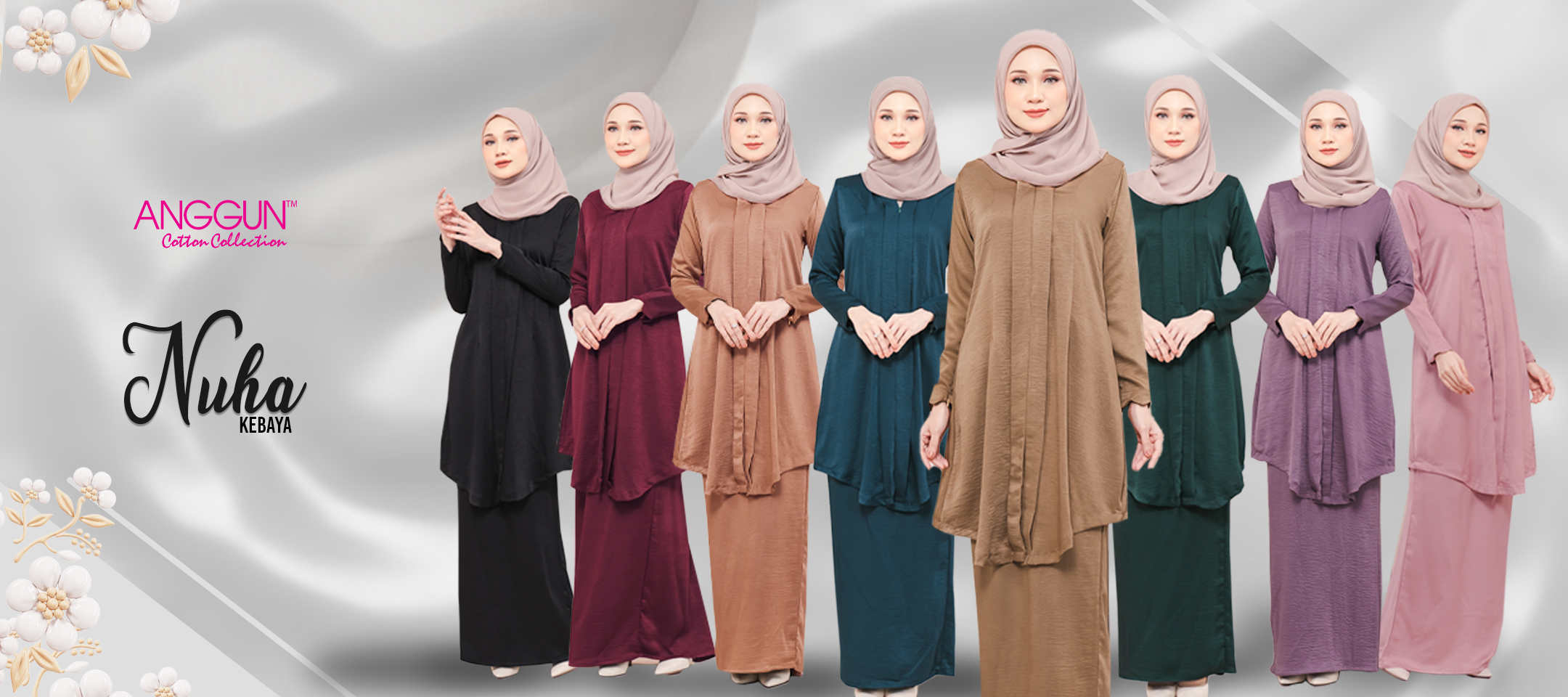 Anggun Cotton Collection | Baju Kurung Selembut Kapas