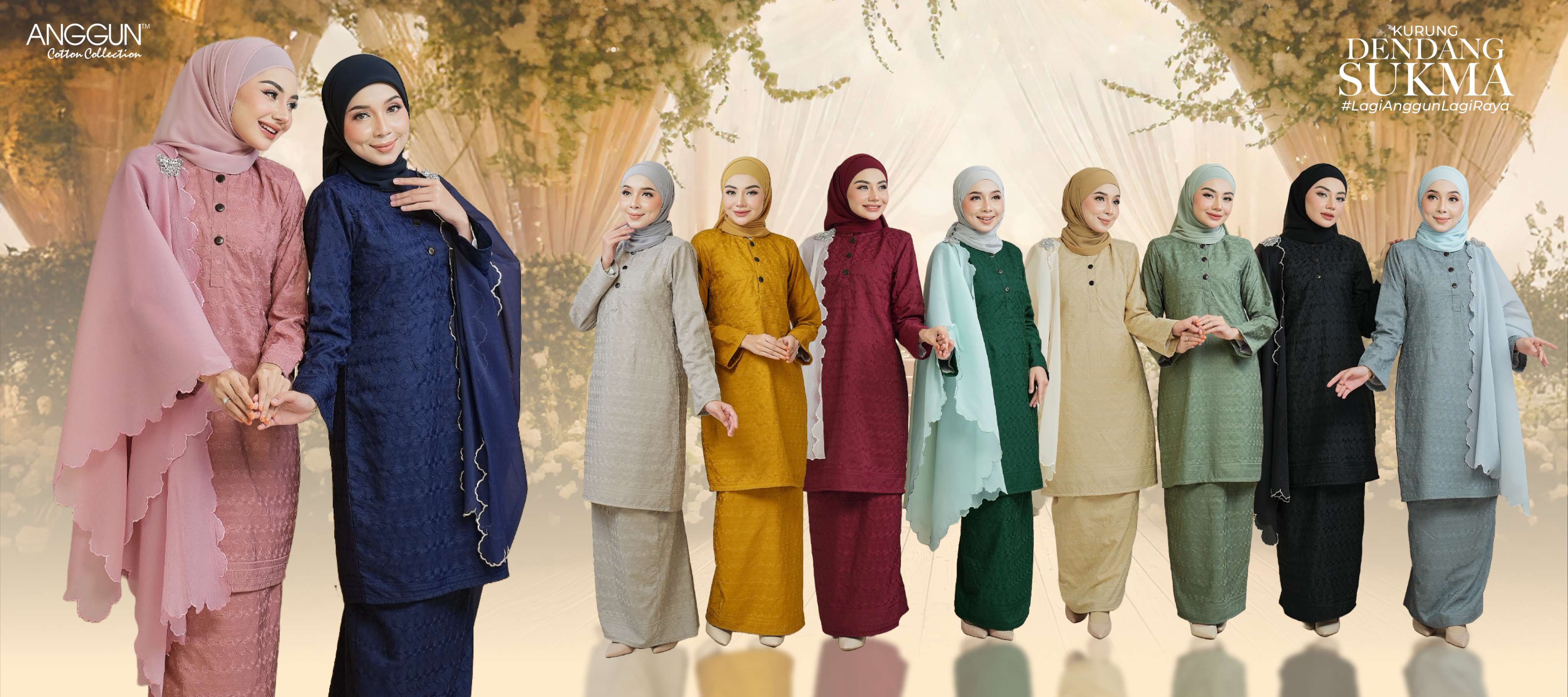 Anggun Cotton Collection | Baju Kurung Selembut Kapas