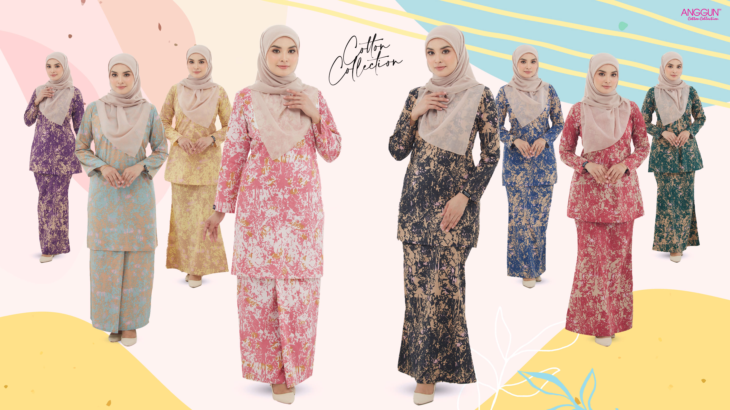 Anggun Cotton Collection | Baju Kurung Selembut Kapas