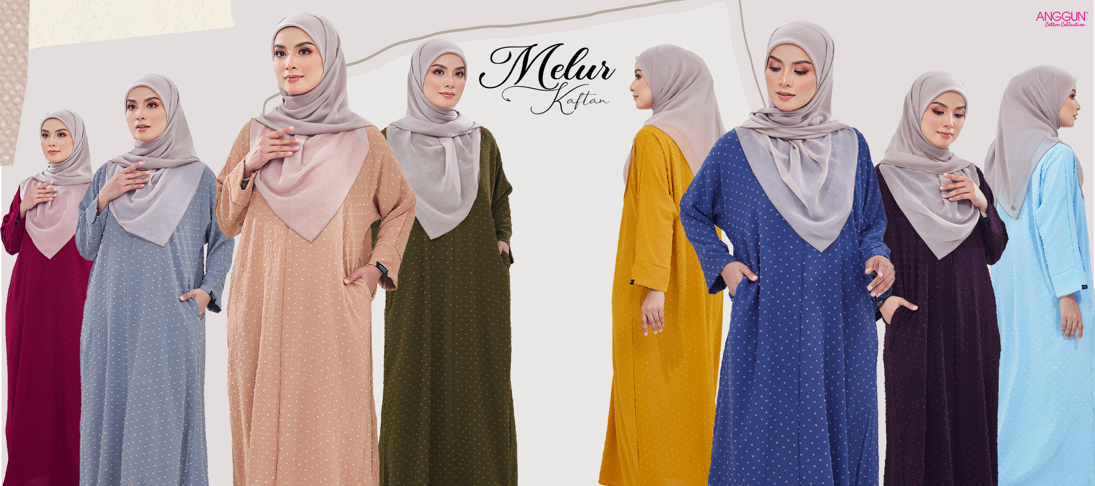 Anggun Cotton Collection | Baju Kurung Selembut Kapas