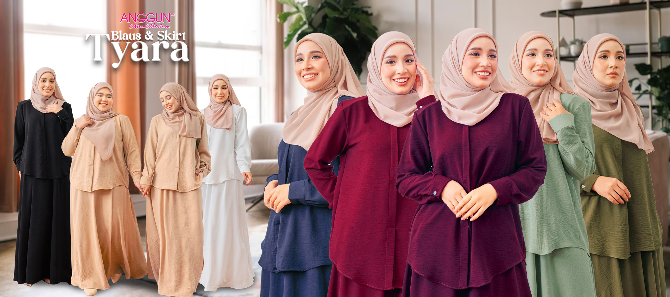 Anggun Cotton Collection | Baju Kurung Selembut Kapas