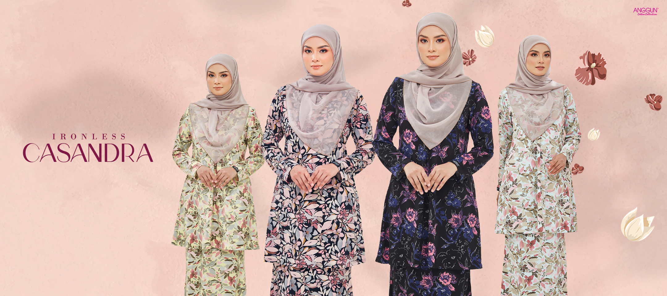 Anggun Cotton Collection | Baju Kurung Selembut Kapas