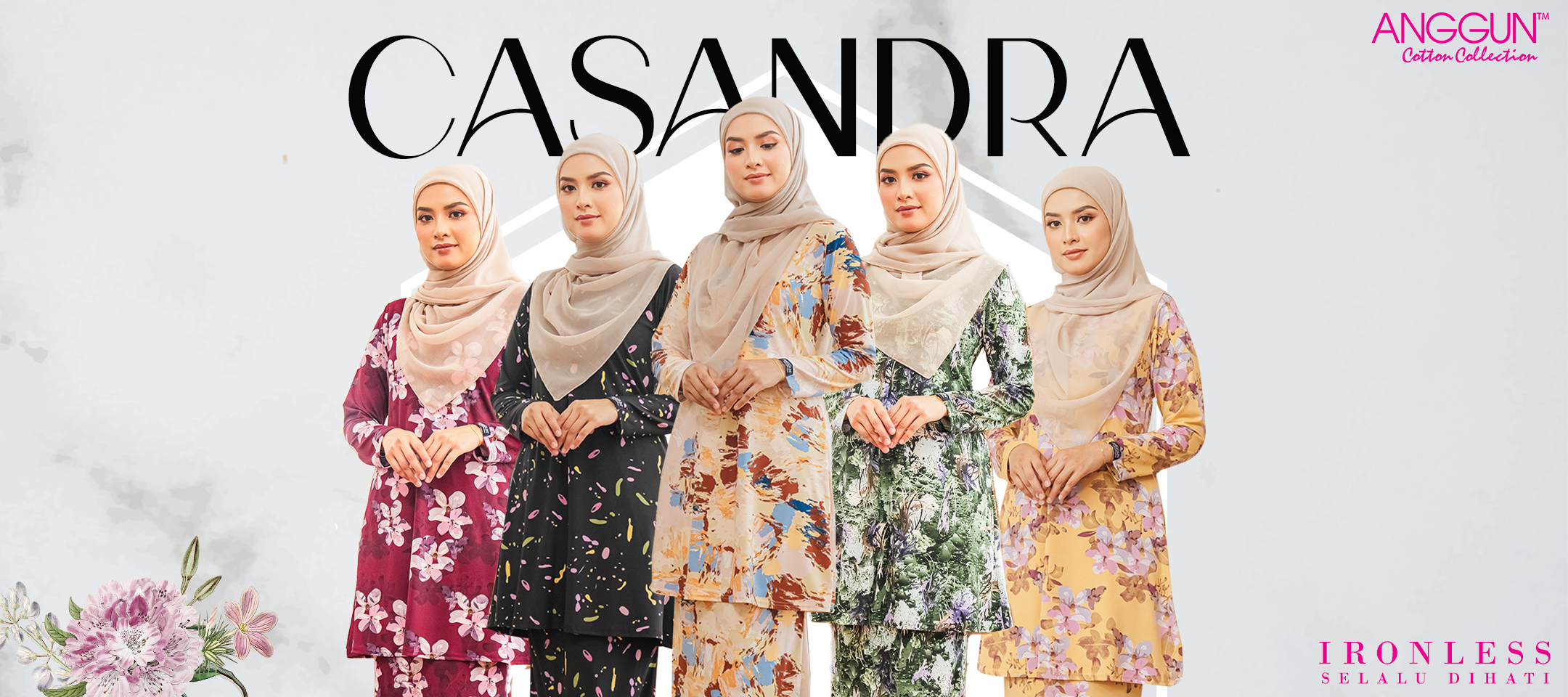 Anggun Cotton Collection | Baju Kurung Selembut Kapas