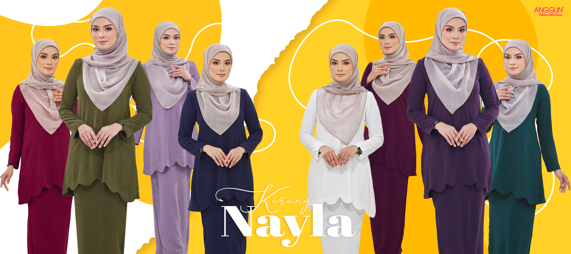 Anggun Cotton Collection | Baju Kurung Selembut Kapas