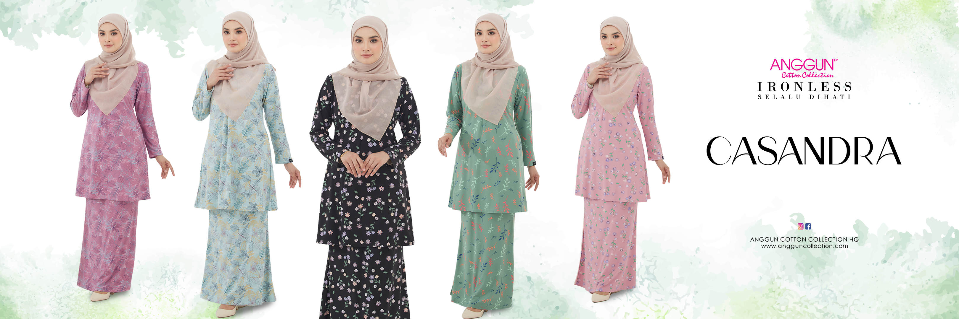 Anggun Cotton Collection | Baju Kurung Selembut Kapas