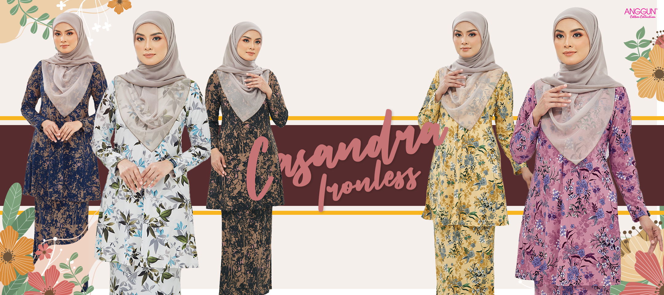 Anggun Cotton Collection | Baju Kurung Selembut Kapas