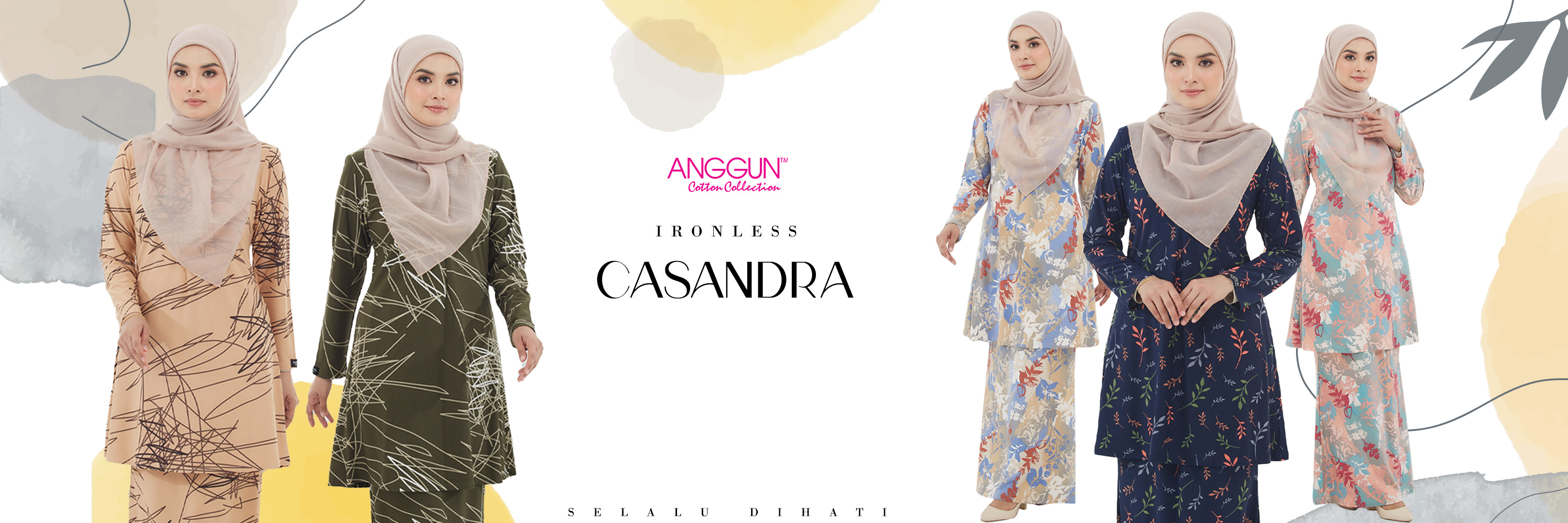 Anggun Cotton Collection | Baju Kurung Selembut Kapas