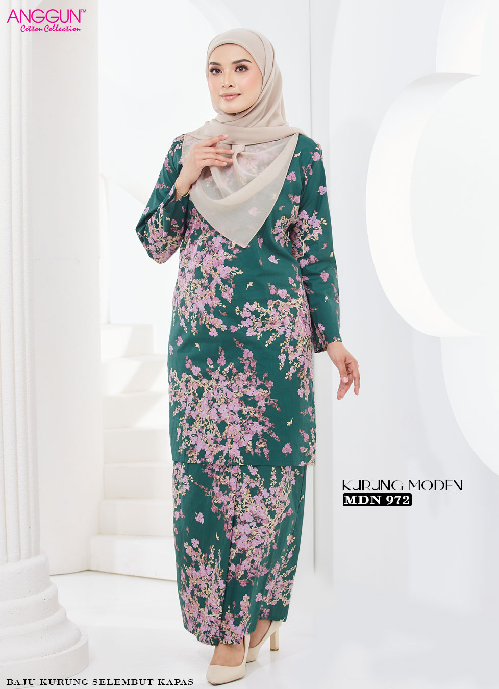 Anggun Cotton Collection | Baju Kurung Selembut Kapas | PROMOSI KASIH ...