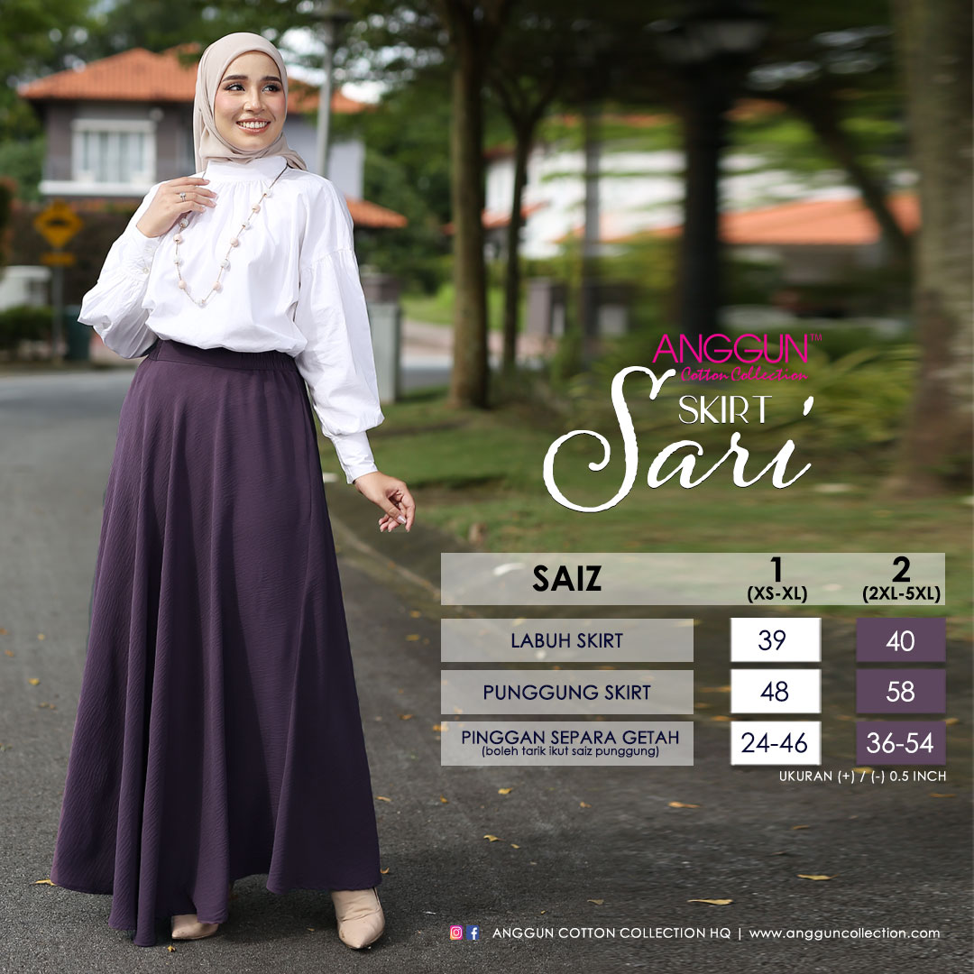 Anggun Cotton Collection | Baju Kurung Selembut Kapas | SKIRT ...