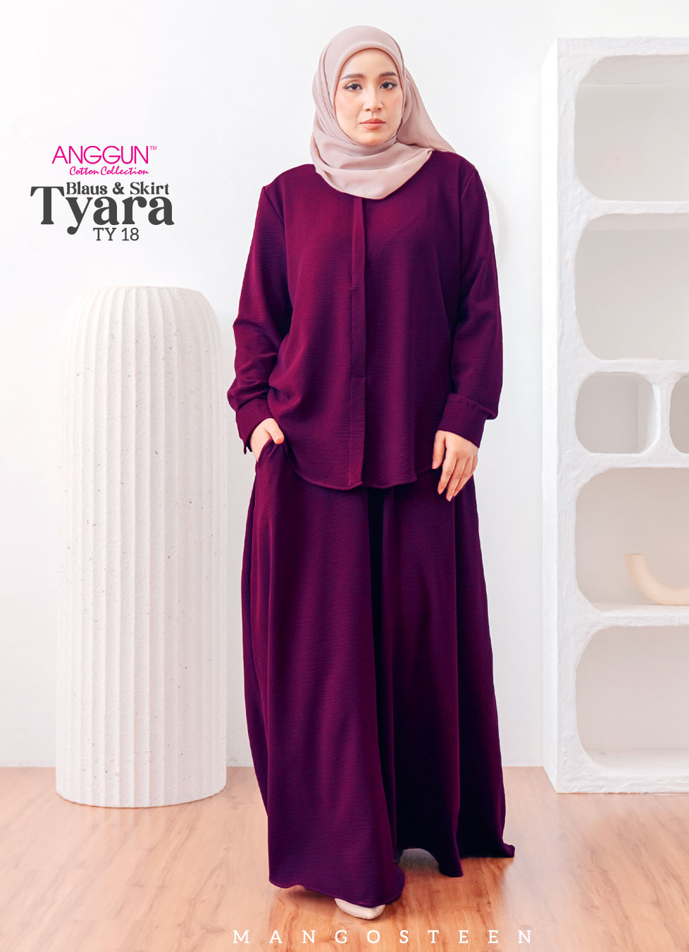 Anggun Cotton Collection | Baju Kurung Selembut Kapas | WAREHOUSE ...